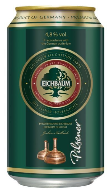 Eichbaum Pilsener | 4.8% | 24x0,33 l | 1001Spirits
